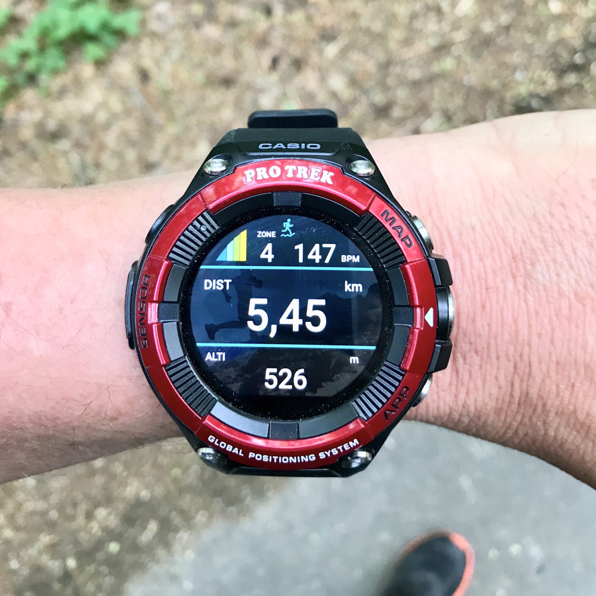Outdoor Smartwatch im Test: CASIO PRO TREK WSD-F21HR › mehr-berge.de